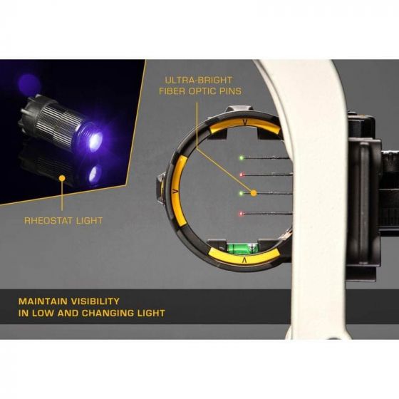 Trophy Ridge React H4 Bow Sight | Creed Archery Supply
