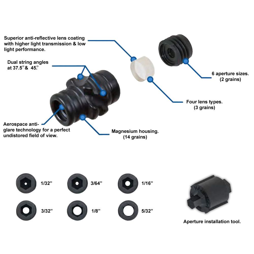 Hamskea InSight Individual Peep Sight Apertures | Creed Archery Supply